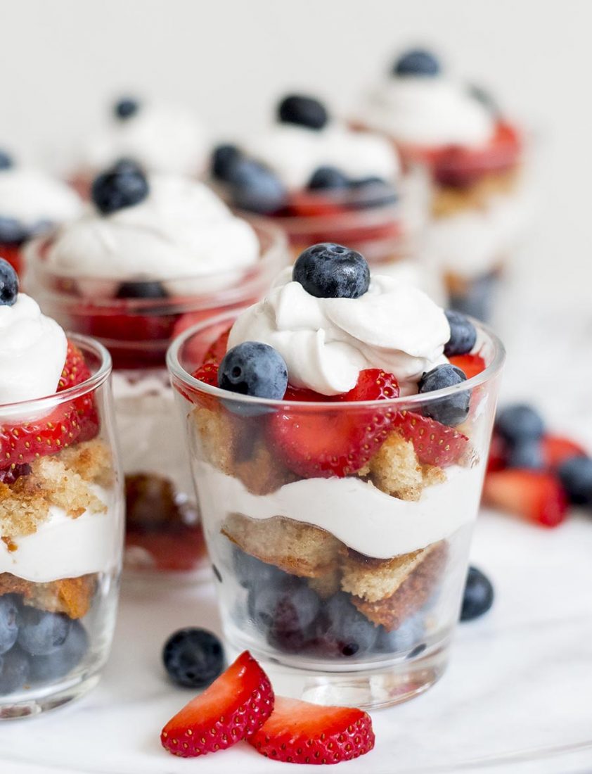Double Berry Parfait With Vanilla Cake + Whipped Coconut Cream – Whisk ...