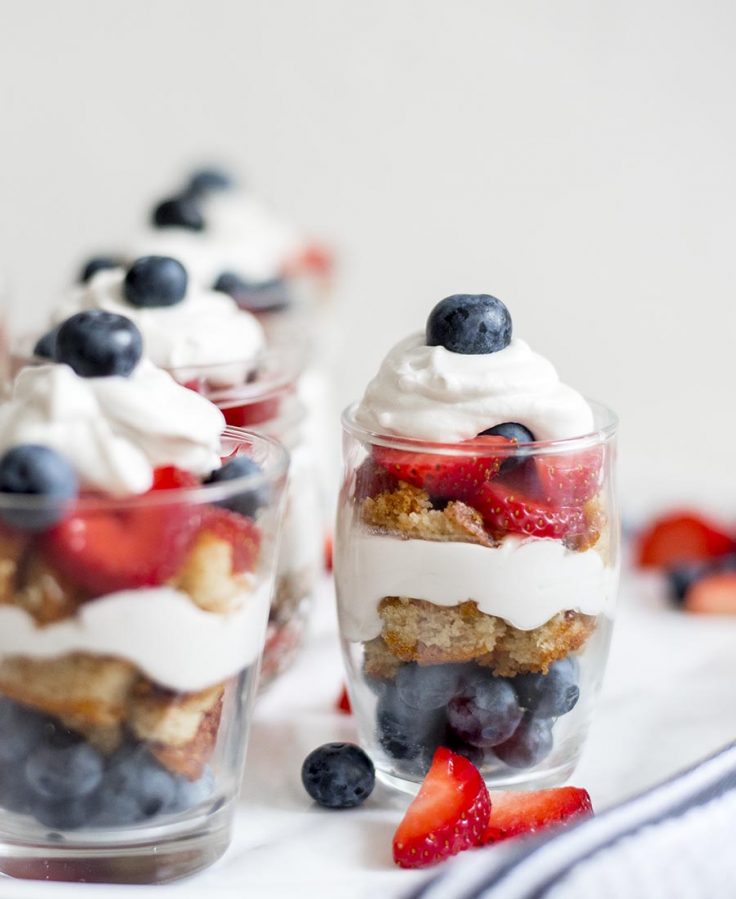 Double Berry Parfait With Vanilla Cake + Whipped Coconut Cream – Whisk ...