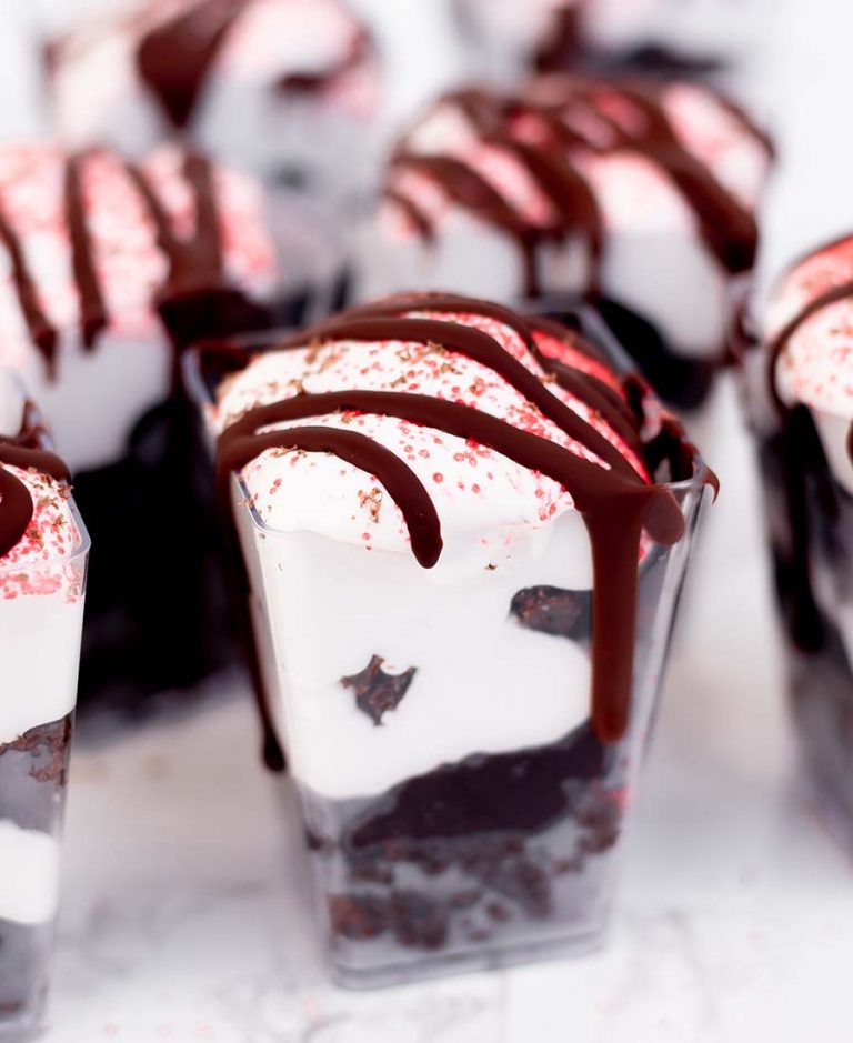 Mini 3-Layer Chocolate Cherry Vegan Parfaits – Whisk In Wellness